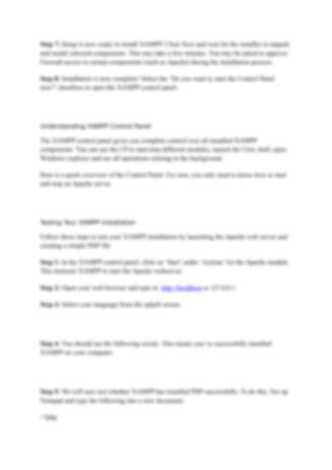 SOLUTION Introduction To XAMPP Server Studypool