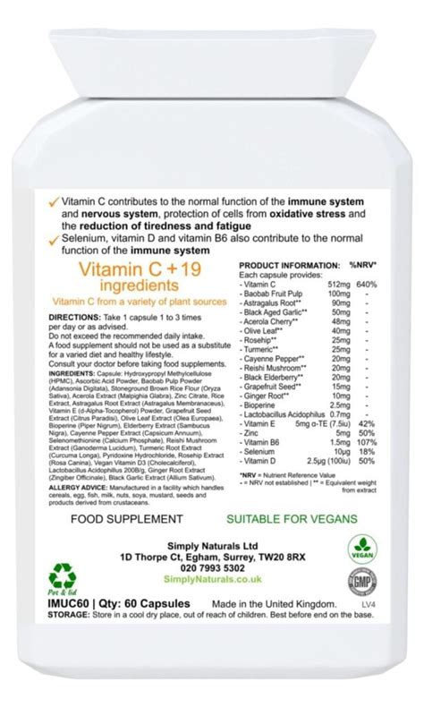 Immunity Plus Simply Naturals