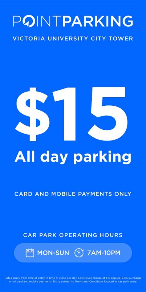 Victoria University City Tower Point Parking