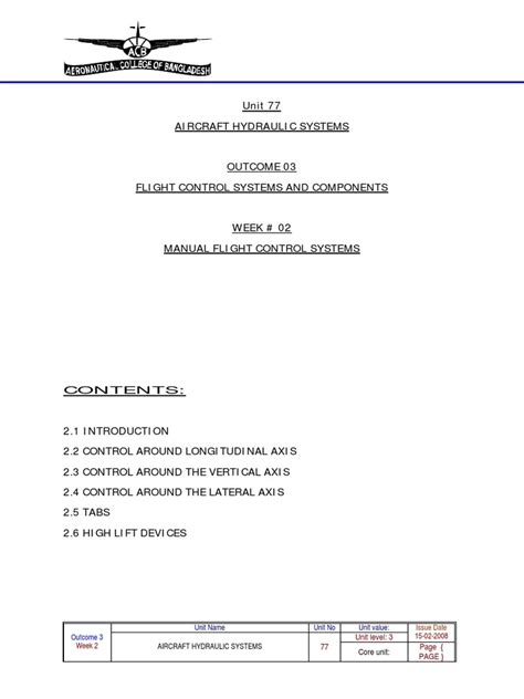 Pdf Manual Flight Control Systems Dokumen Tips