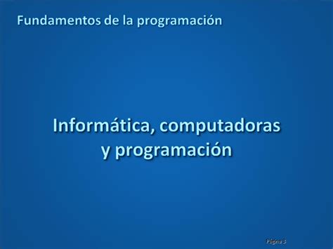 Computadoras Y Programación