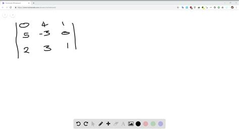 Solvedcompute The Determinants In Exercises 1 8 Using A Cofactor