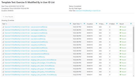 exercise 9 create a referential integrity check template