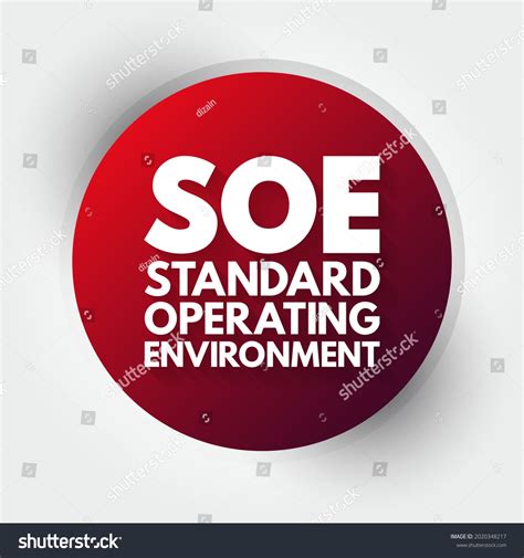 Soe Standard Operating Environment Standard Implementation Stock Vector Royalty Free Soe Standard Operating Environment Standard Implementation Stock Vector Royalty Free