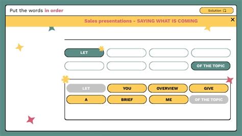 Sales Presentations Transitions