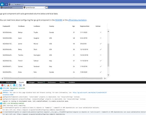 igx grid cannot work in ie11 · issue 7946 · igniteui igniteui angular