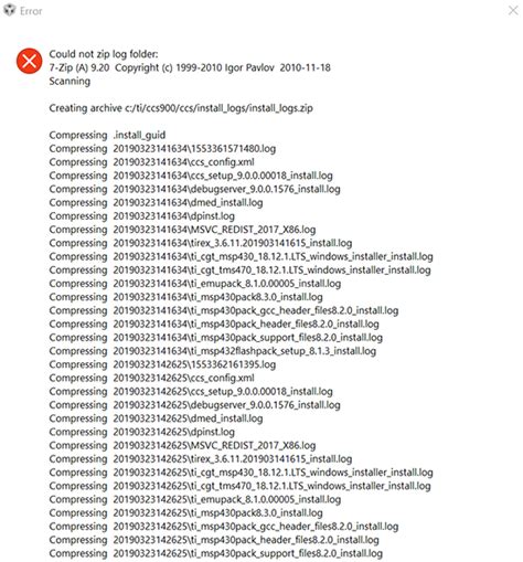 Ccscodecomposer Ccs V9 Failing To Install Comticgtdmedwin32