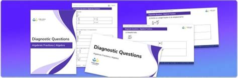 Free Gcse Algebraic Fractions Diagnostic Questions Third Space Learning