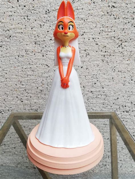 Diane Foxington Con Vestido De Novia Impreso En 3d・cults
