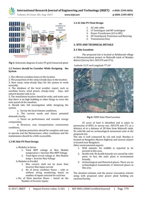 Design And Development Of 5mw Solar Pv Grid Connected Power Plant Using