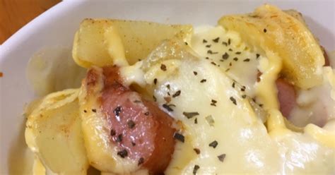 じゃがいもとモッツァレラチーズ焼き By まき22 【クックパッド】 簡単おいしいみんなのレシピが369万品