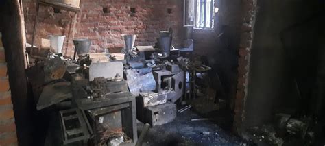 अगरबत्ती के कारखाने में शॉर्ट सर्किट से लगी आग पांच लाख से अधिक का