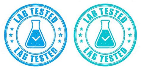 Lab Tested Vector Stamp Stock Vector Illustration Of Natural 340860595