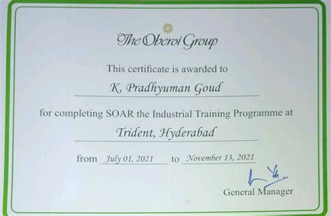 pradhyuman kasula on linkedin training