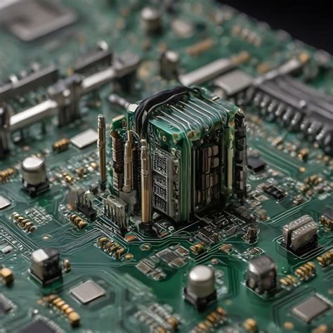 Premium Ai Image Secure Connection Or Cybersecurity Service Concept Of Computer Motherboard Ai