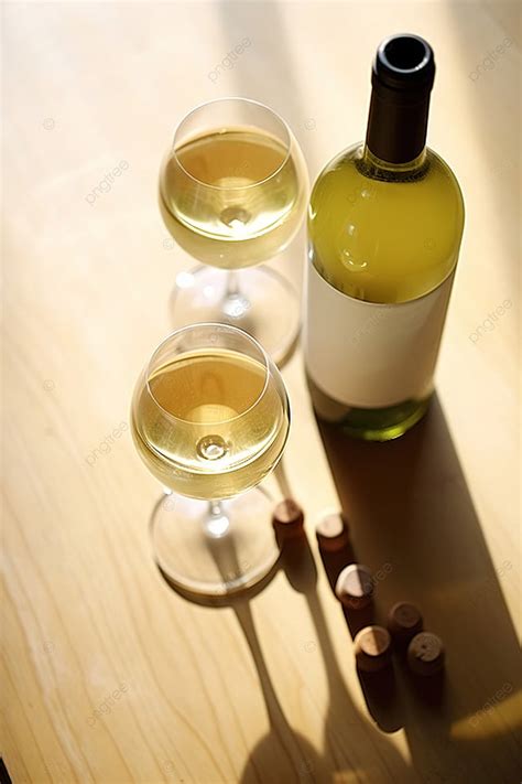 테이블 위에 세 잔과 와인 한 병 배경 배경 화면 및 일러스트 무료 다운로드 Pngtree