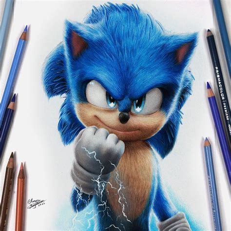 Cleison Magalhães on Instagram Desenho do Sonic finalizado Link do vídeo nos stories