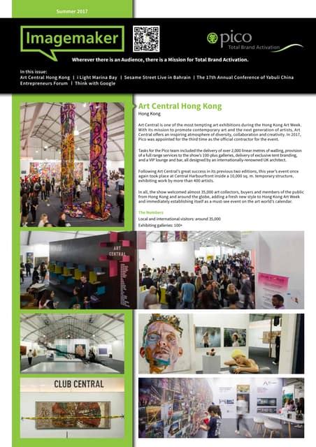 Pico Imagemaker 2017 Summer Issue Art Central Hong Kong Pdf