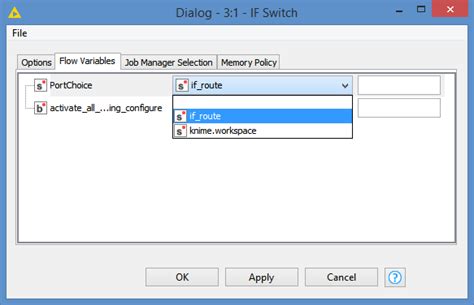 Conditional Execution Of Nodes Based On Table Value To Variable Value On A Port Knime