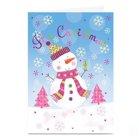 Buy Personalised Christmas Card Its Christmas For Gbp 199 Card
