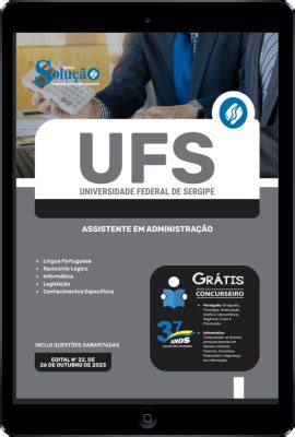 Apostila UFS em PDF Assistente em Administração