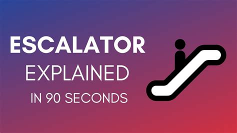 How Does An Escalator Work Explained In 90 Seconds YouTube