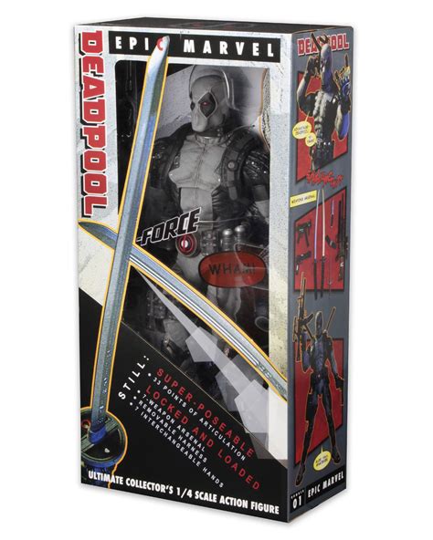 Neca 1 4 Scale X Force Deadpool Figure Packaging The Toyark News