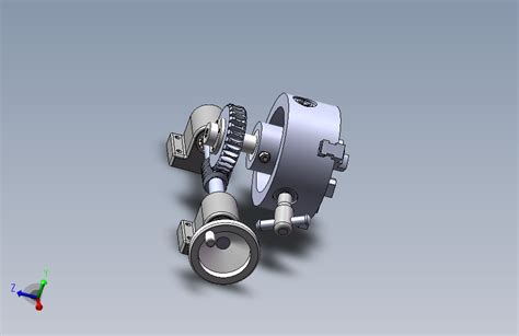 旋转夹紧机构 金币1888solidworks模型图纸下载 懒石网