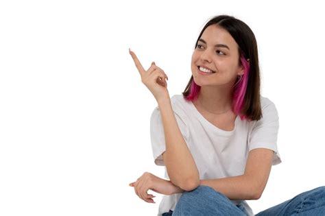 Portrait En Studio De Jeune Adolescente Psd Gratuite