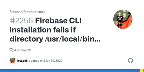Firebase CLI Installation Fails If Directory Usr Local Bin Doesn T Exist Issue