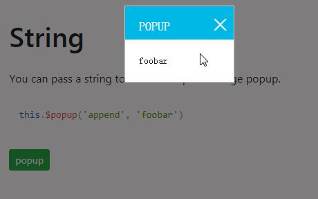 Popup Vue Js Examples