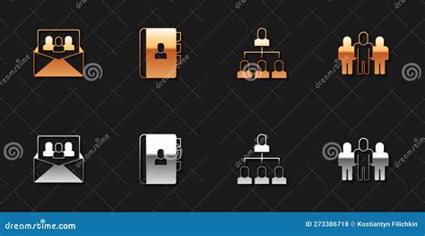 Employee Hierarchy Icon Vector Illustration 265308960