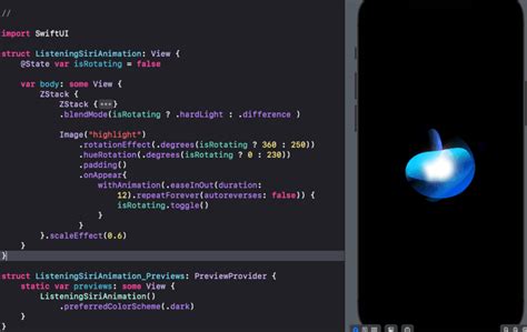 Amos Gyamfi On Linkedin Siri Animation Swiftui 2d 3d Ios Iosdevelopment Swift Xcode