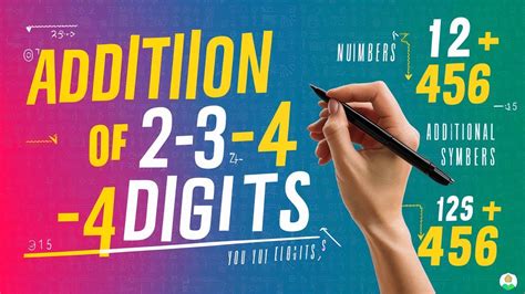 Teaching Addition4️⃣3️⃣2️⃣ 📛🌈 Addition Of 1 Digit2 Digit Number 🔥