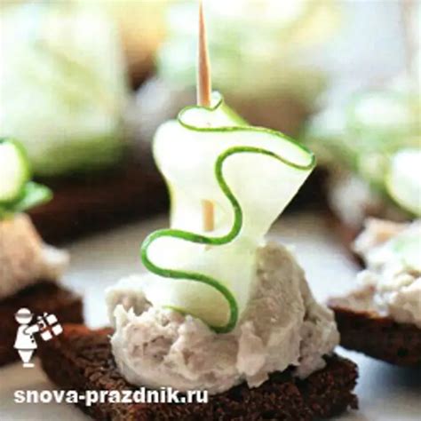 Фуршет по русски 12 идей канапе с селедкой Четыре вкуса Медиаплатформа МирТесен