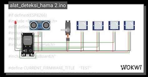 Deteksi Banjir1 Wokwi Arduino And Esp32 Simulator