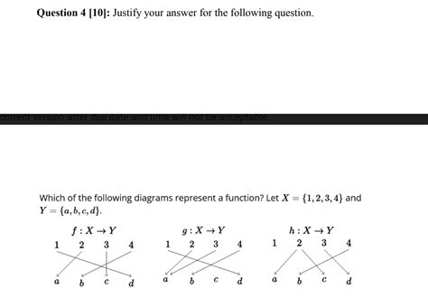 Solved Question 4 10 Justify Your Answer For The