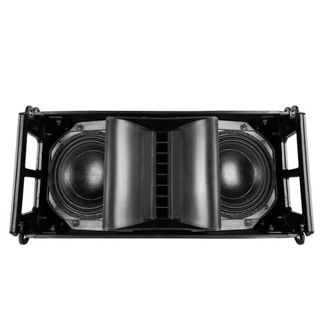 rcf hdl6 a active compact 2 way line array in black 1