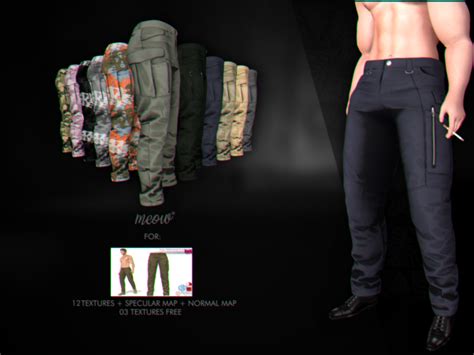 Second Life Marketplace Textures Meow For Mi964185 Mens Tactical
