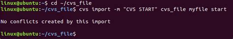 Cvs Command In Linux With Examples Geeksforgeeks
