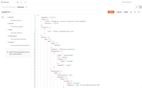 Creating An Openapi Definition From A Collection With The Postman Api