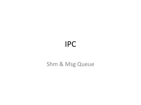 ppt ipc powerpoint presentation free download id 3187627