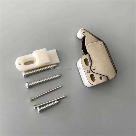 Mini Push Lock Touch Mechanical Latch Cabinet Door Press Open Latch