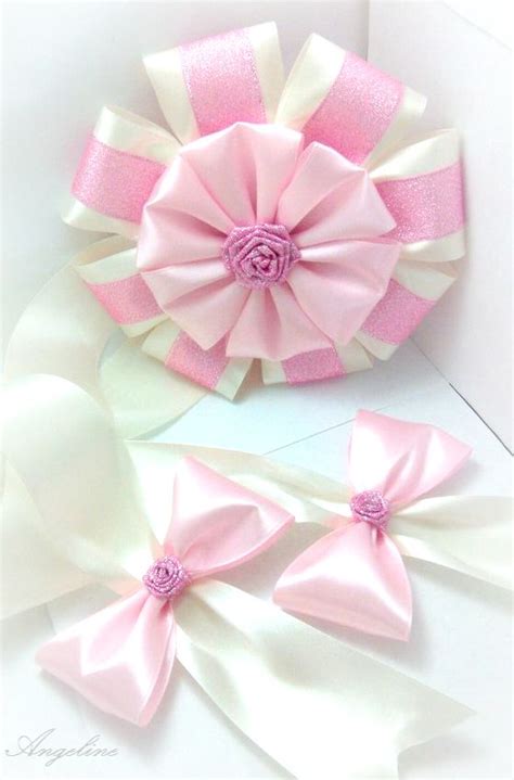 Бант для новорожденного на выписку из роддома Diy Hair Accessories