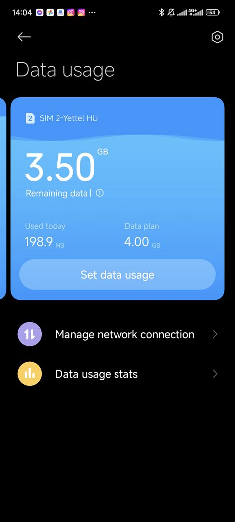 New Data Usage Stats Doesnt Working The Reset Date Always Reset The First Day Of The Month