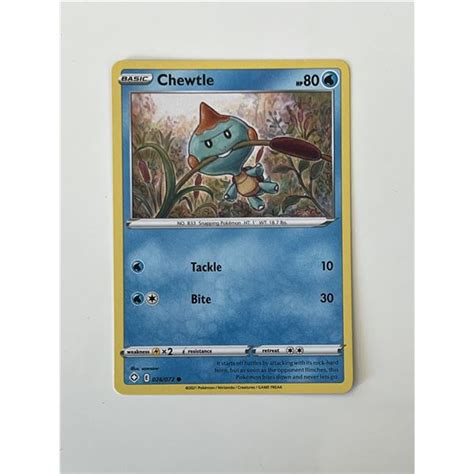 Pokemon Chewtle Mint Plus