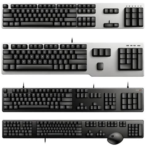 Premium Vector A Black Keyboard With The Letters B And C On The Side
