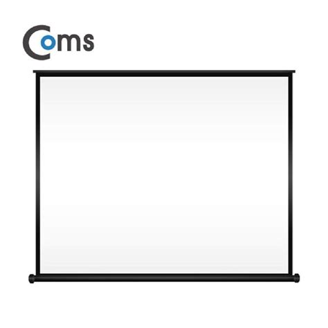Coms 프로젝터 스크린 127cm50형 스탠드형 홈플러스 택배배송