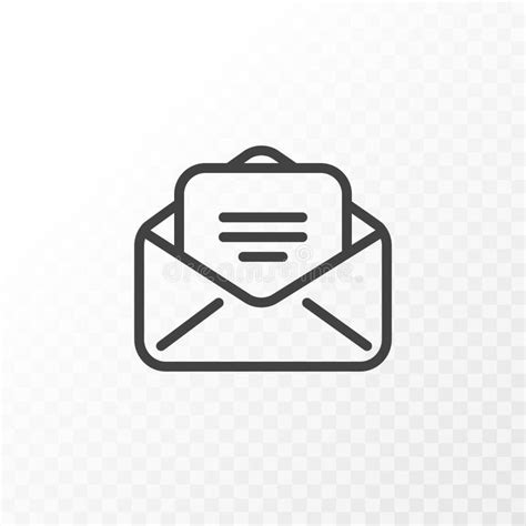 Outline Style Ui Icons Collection Vector Black Linear Illustration