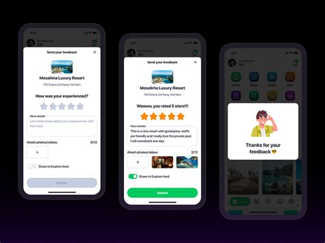 Hotel Rating Ui Design App By Sy Thong Nguyen On Dribbble